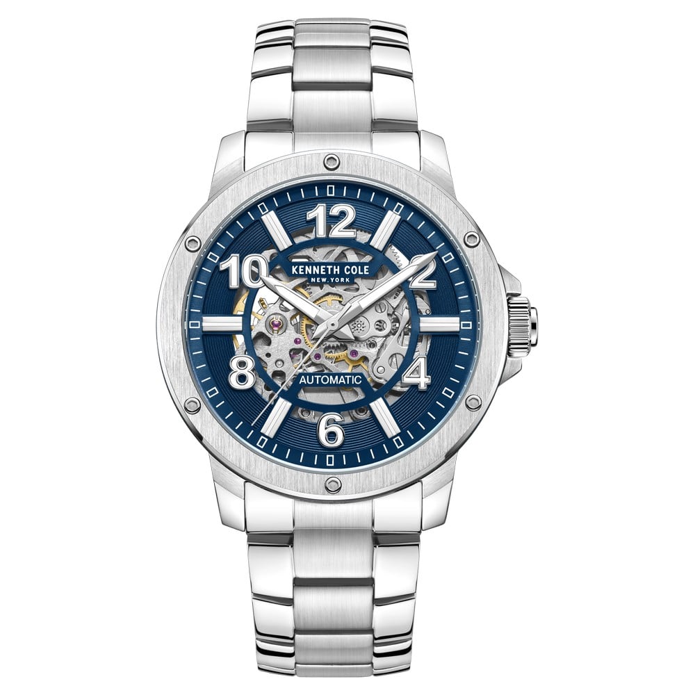 Buy Online Kenneth Cole Blue Dial Automatic Watch for Men ...