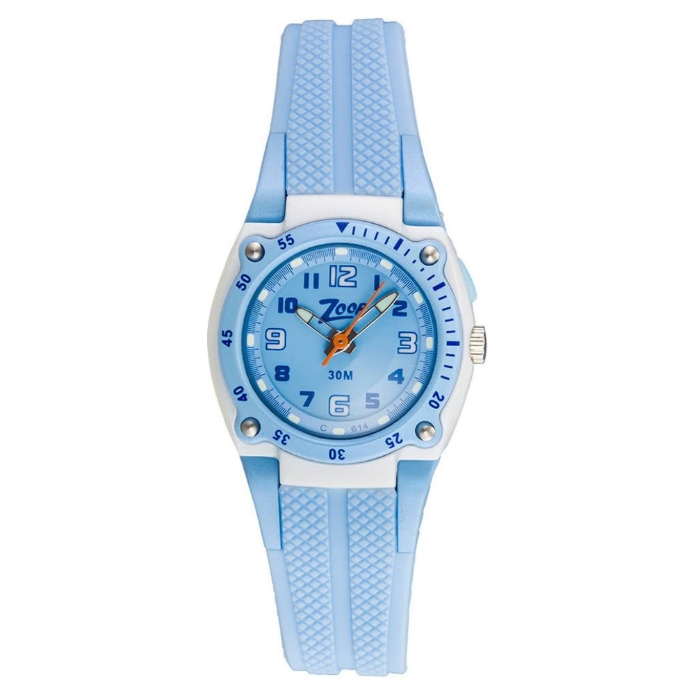 Buy Online Zoop By Titan Quartz Analog Blue Dial Plastic Strap Watch ...