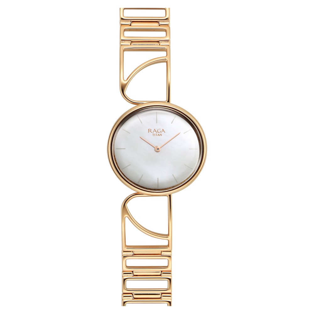 Buy Online Titan Raga Power Pearls Quartz Analog Mother of Pearl Dial ...