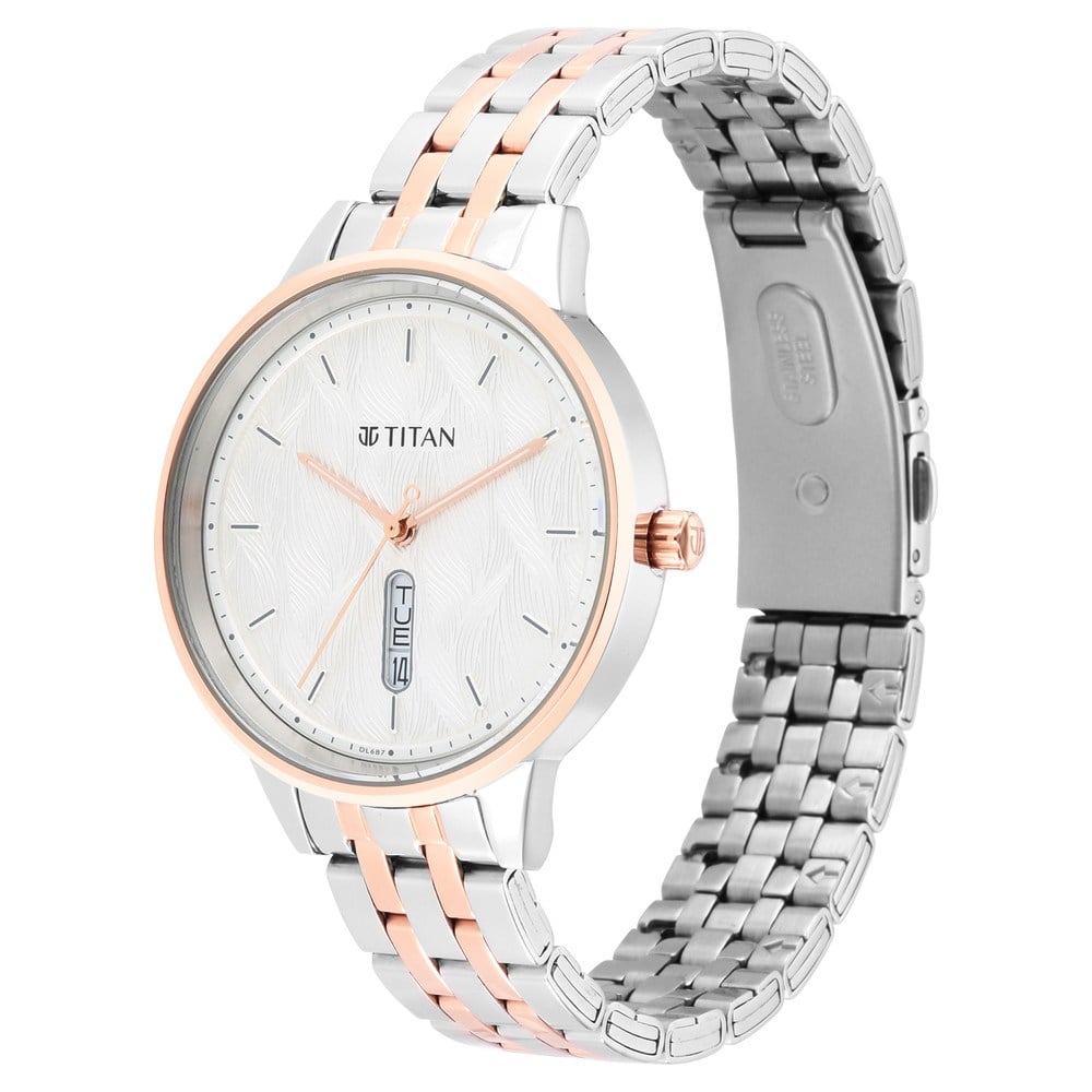 Buy Online Titan Women's Precision Simplicity Watch: Grey Gradient Dial ...