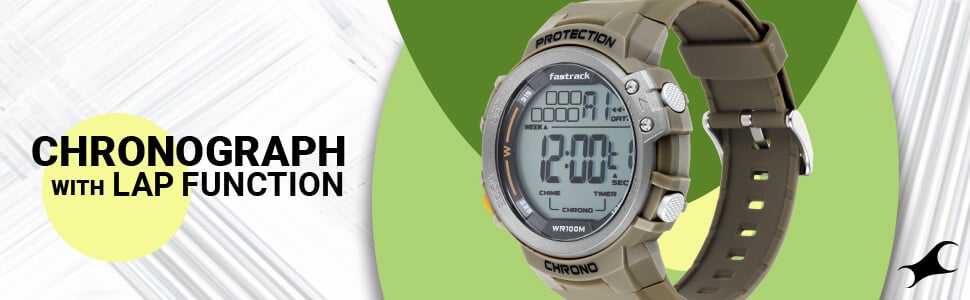 Buy Online Fastrack Digital Dial Black Silicone Strap Watch For Guys ...