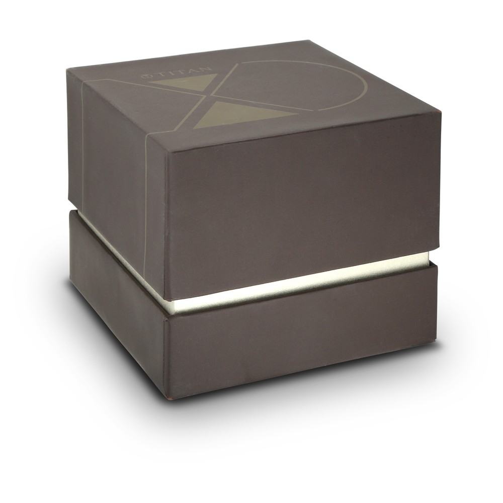 Buy Online Titan Xerxes Desai Quartz Analog Black Dial Leather Strap ...