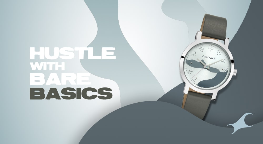 Buy Online Fastrack Bare Basics Quartz Analog Grey Dial Stainless Steel ...