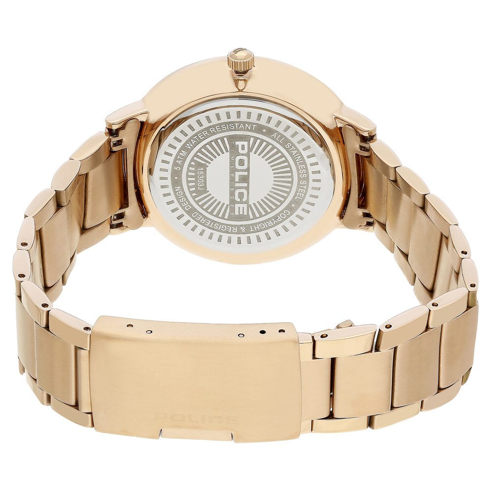 Buy Online Police Quartz Analog with Date White Dial Stainless Steel ...