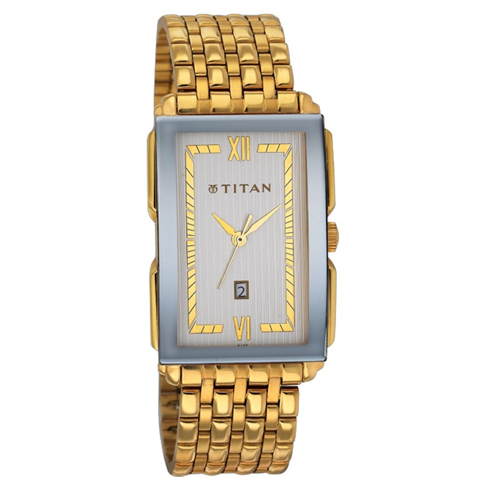 Buy Online Titan Quartz Analog with Date Silver Dial Watch for Men ...
