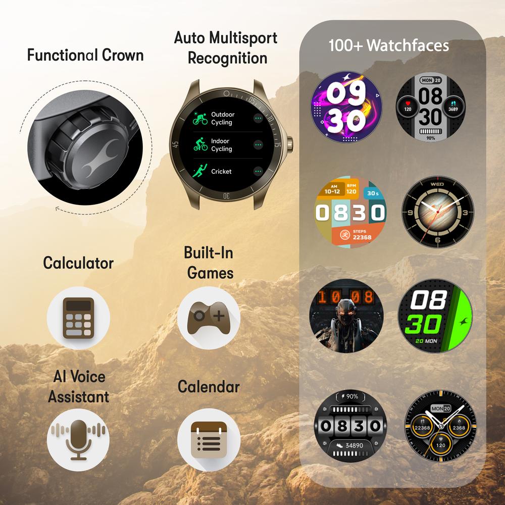 Buy Online Fastrack Rogue with 3.5 CM UltraVU HD Display Sporty ...