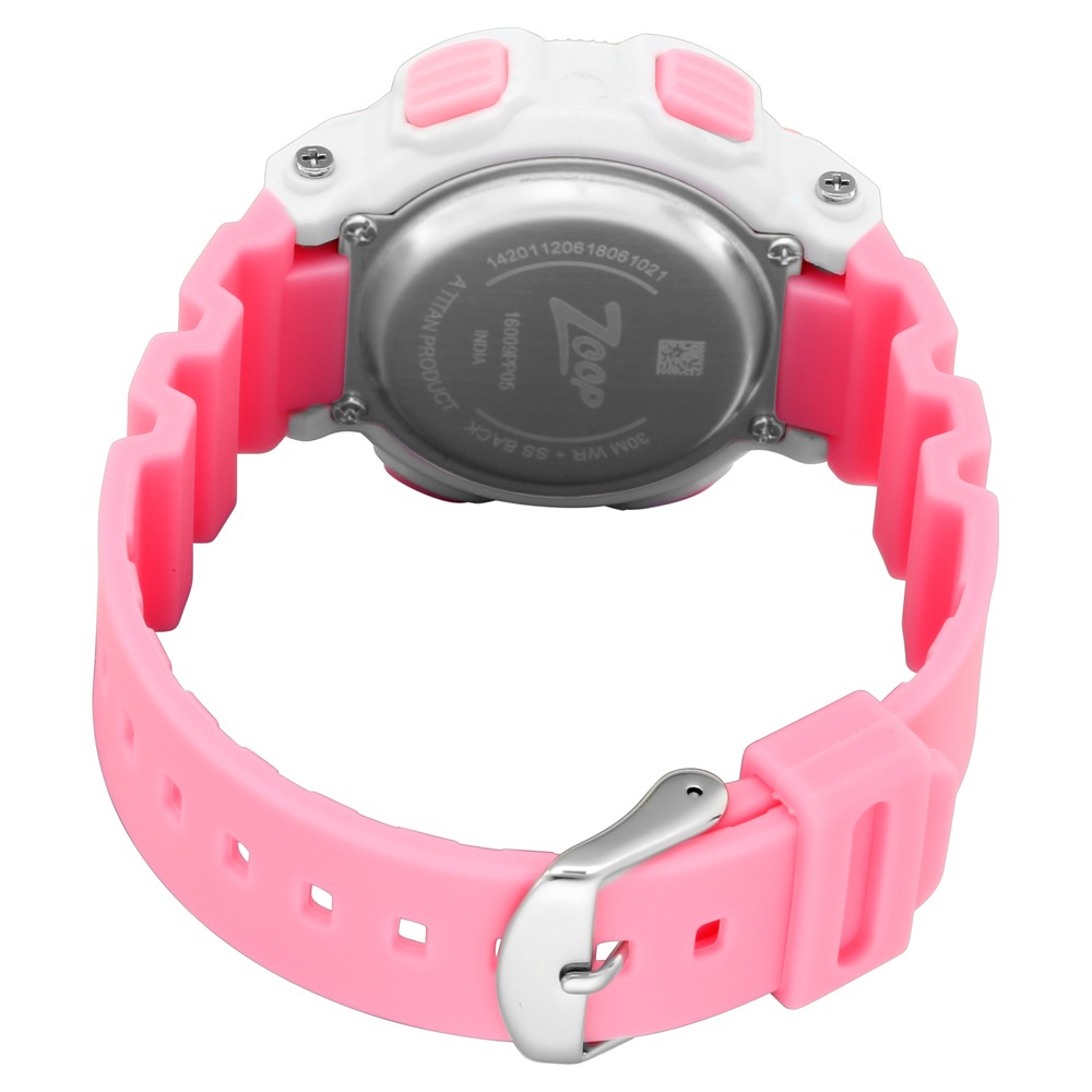 Buy Online Zoop Digital Watch with Digital Dial & Pink Strap for Girls ...