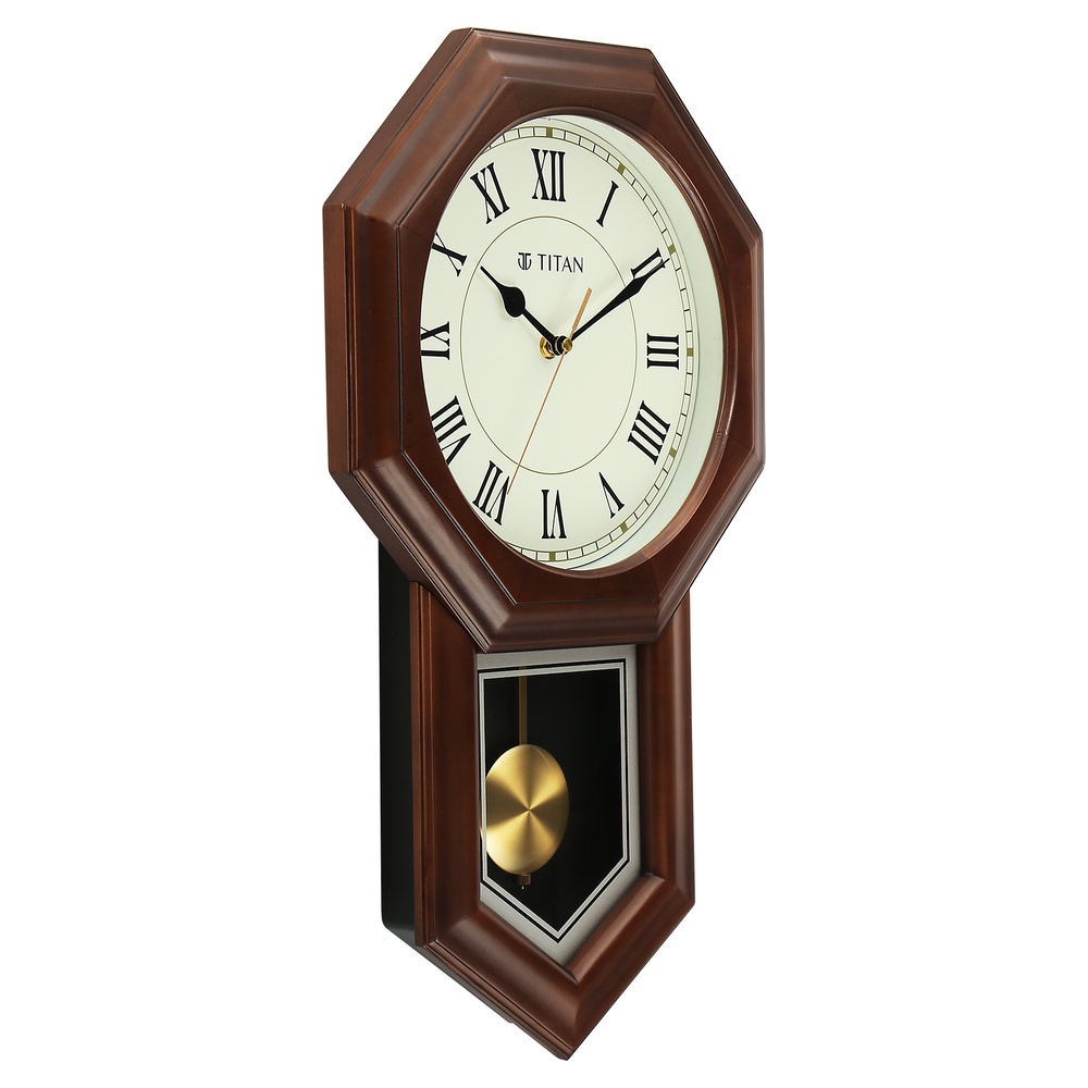 Buy Online Titan Grandeur - Classic Wooden Pendulum Clock - w0092wm02 ...