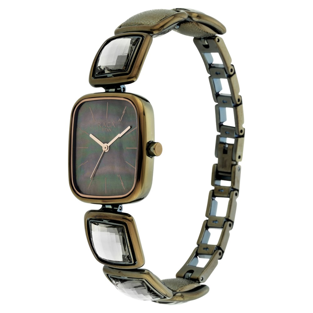 Buy Online Titan Raga Moments Of Joy Quartz Analog Mother of Pearl Dial ...