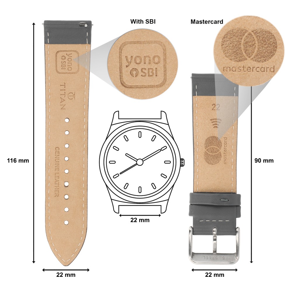 Buy Online Titan Pay - India's First Payment Strap (22mm ...
