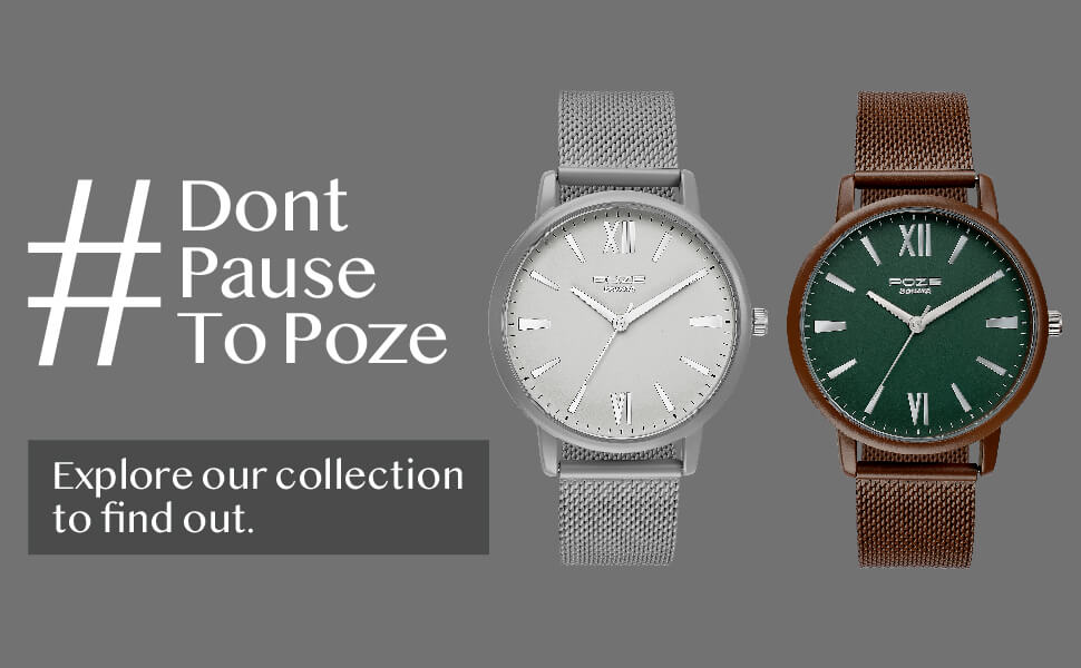 Buy Online Sonata Poze Quartz Analog Grey Dial Grey Mesh Strap Watch ...