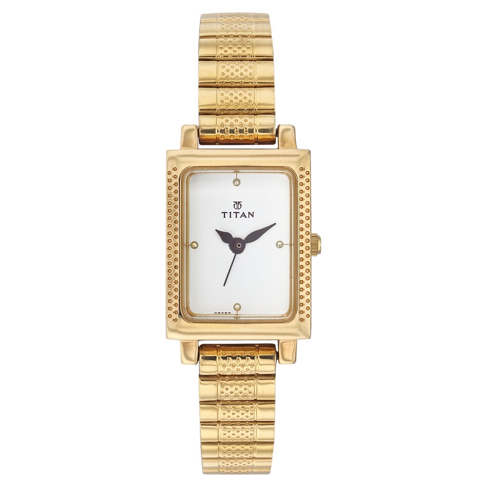 Buy Online Titan Quartz Analog White Dial Watch for Women - nb2478ym01 ...