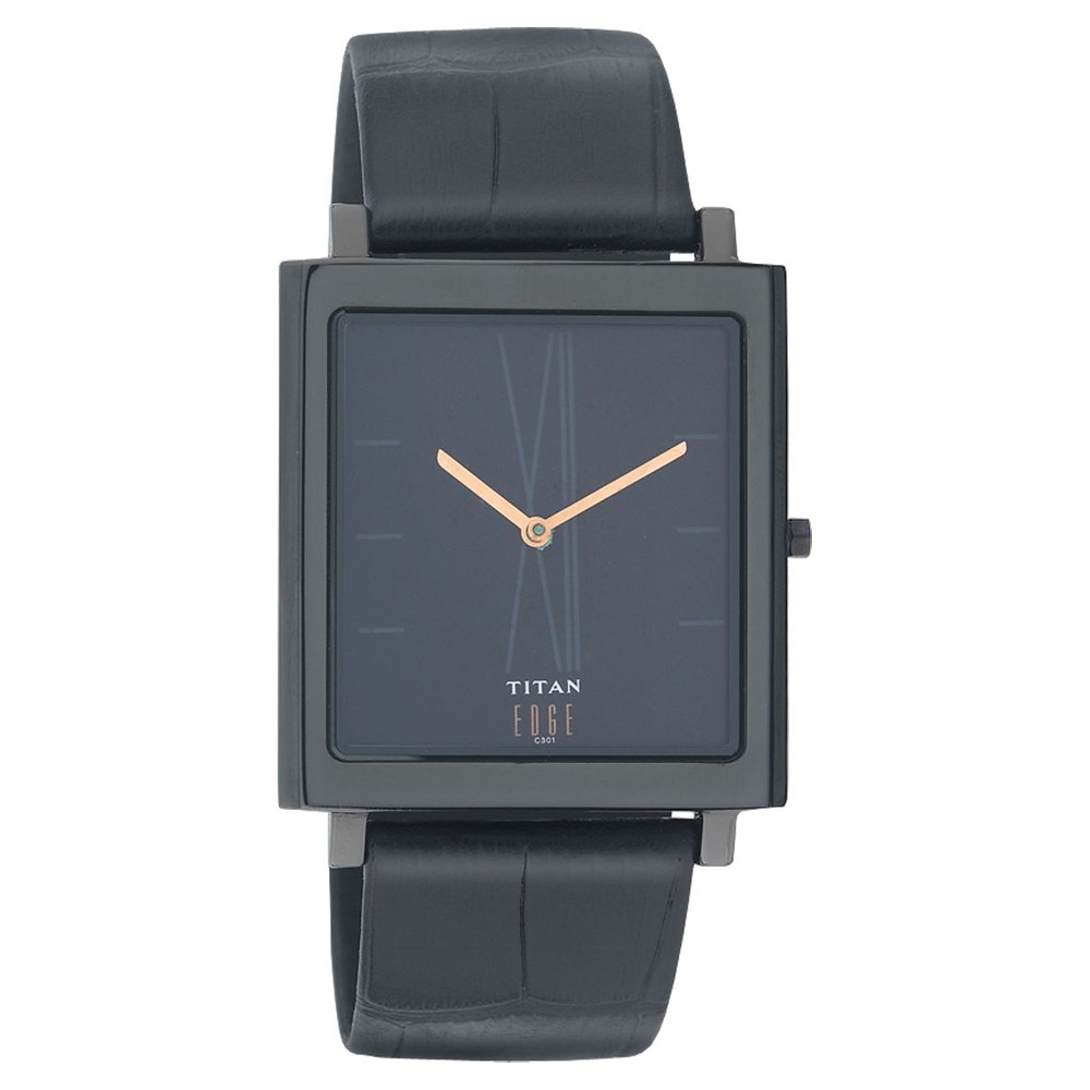 Buy Online Titan Quartz Analog Black Dial Watch for Men - nb1518nl01 ...