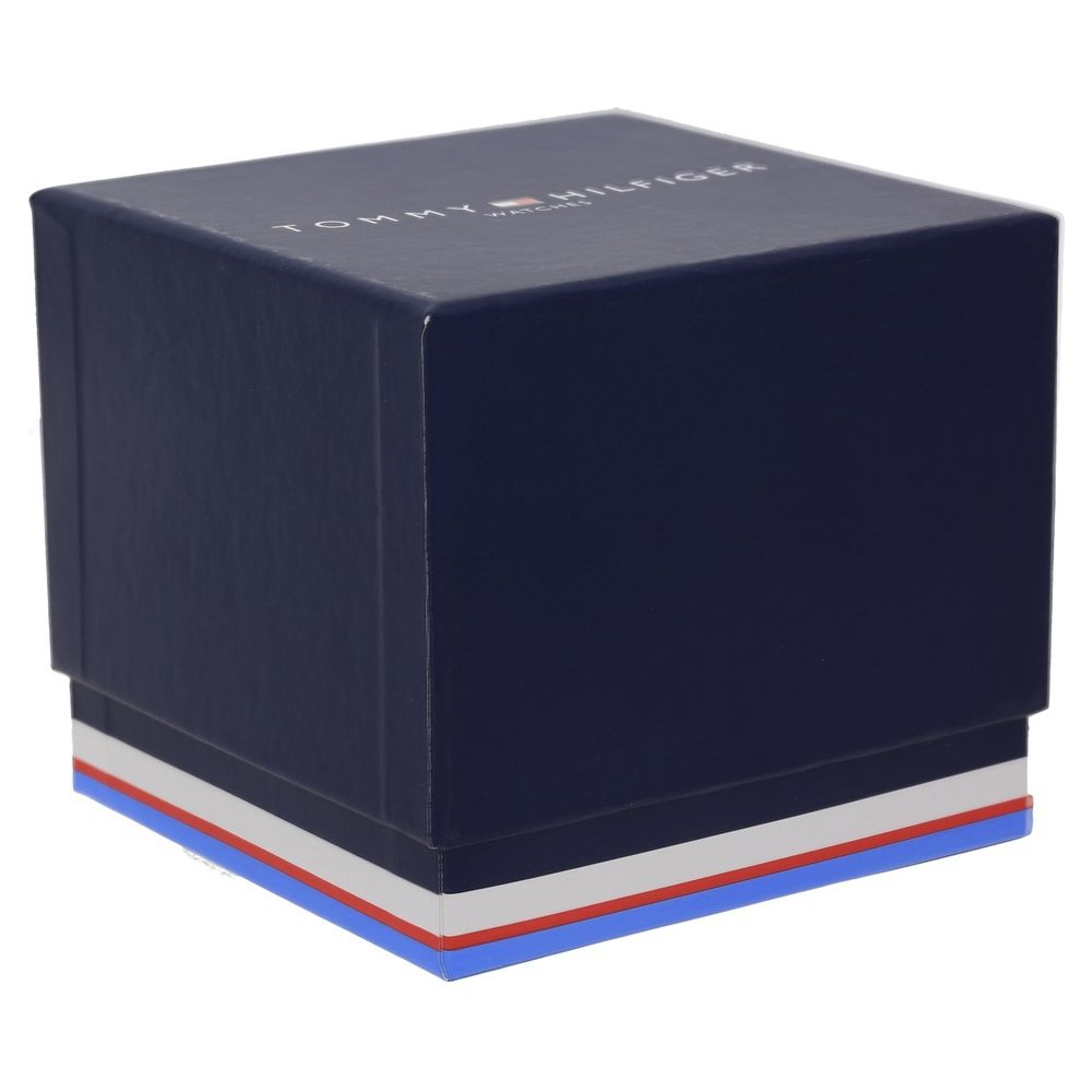 Buy Online Tommy Hilfiger Quartz Multifunction Silver Dial Leather ...