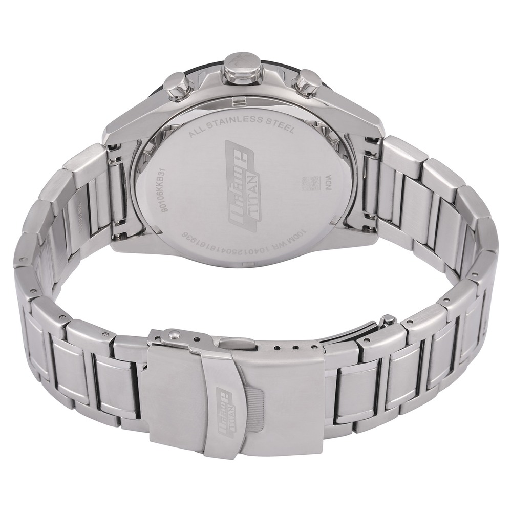 Buy Online Titan Octane White Chrono Stainless Steel Strap watch for ...