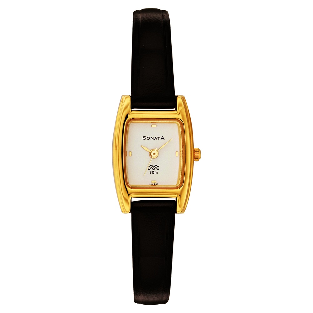 Buy Online Sonata Quartz Analog White Dial Strap Watch for Women ...