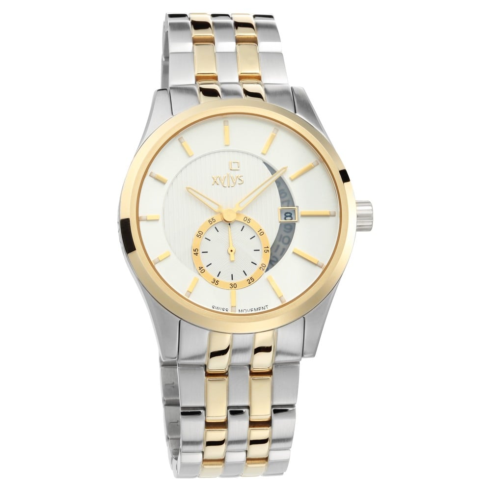 Buy Online Xylys Offsets Swiss Analog Stainless Steel Silver Dial Watch ...