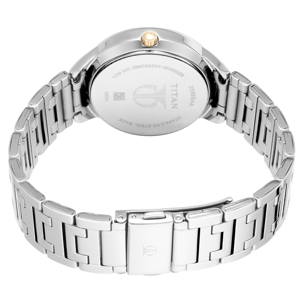 Buy Online Titan Workwear Black Dial Quartz Multifunction Stainless ...