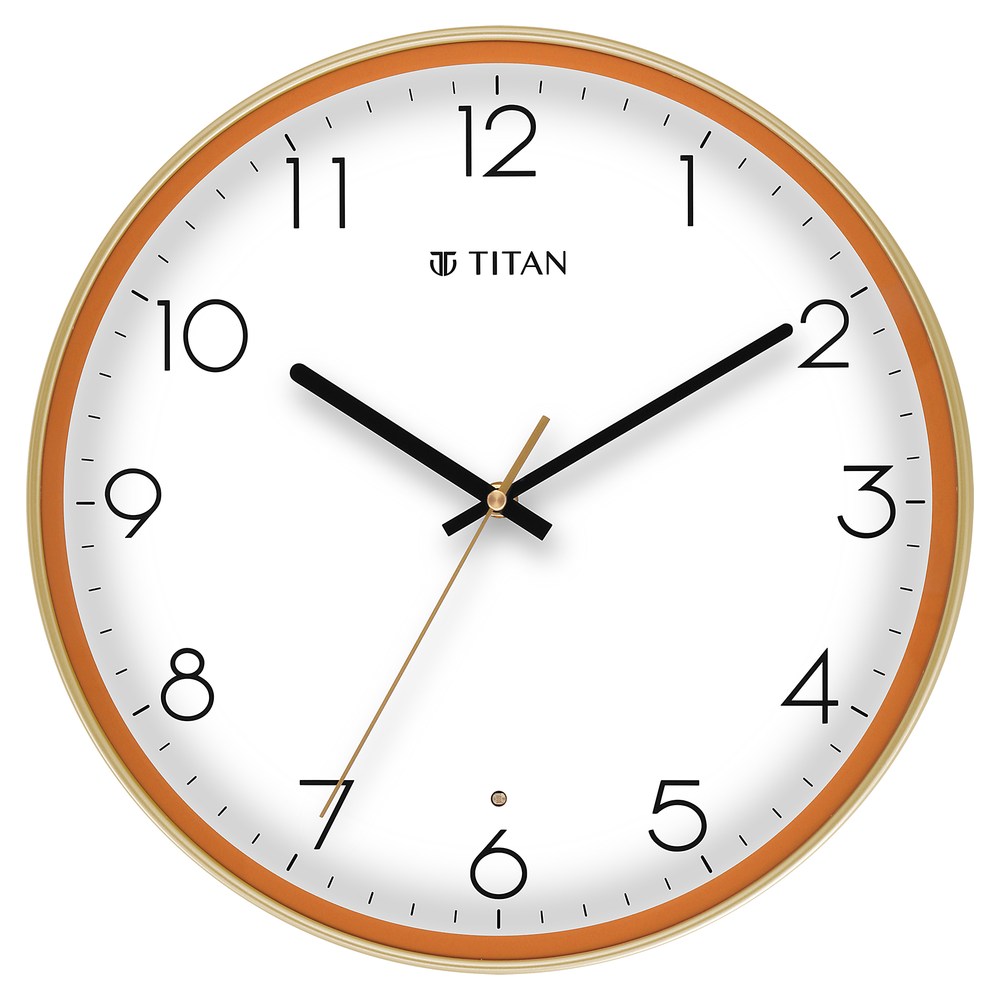 Buy Online Titan Classic LED Backlit Clock with Silent Sweep Technology ...