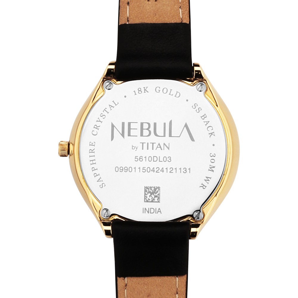 Buy Online Titan Nebula 18 Karat Gold Quartz Analog Mother Of Pearl ...