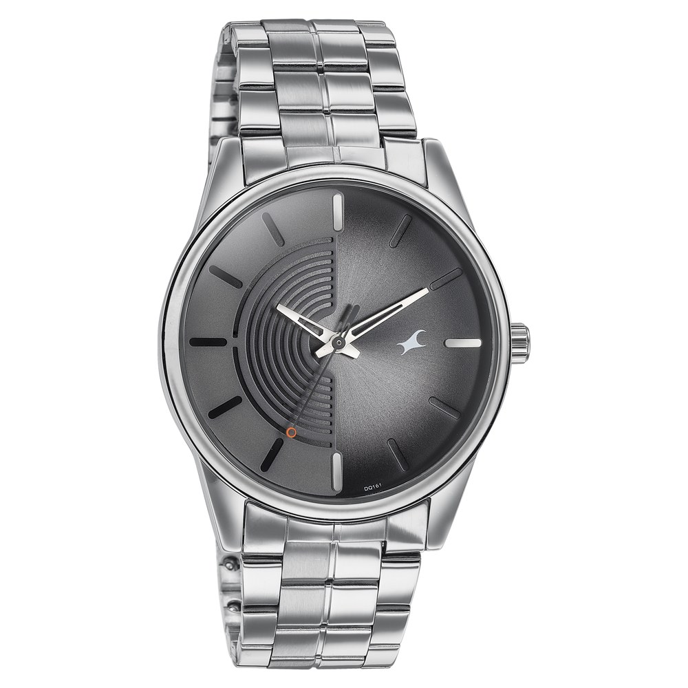 Buy Online Fastrack Stunners Quartz Analog Grey Dial Stainless Steel ...