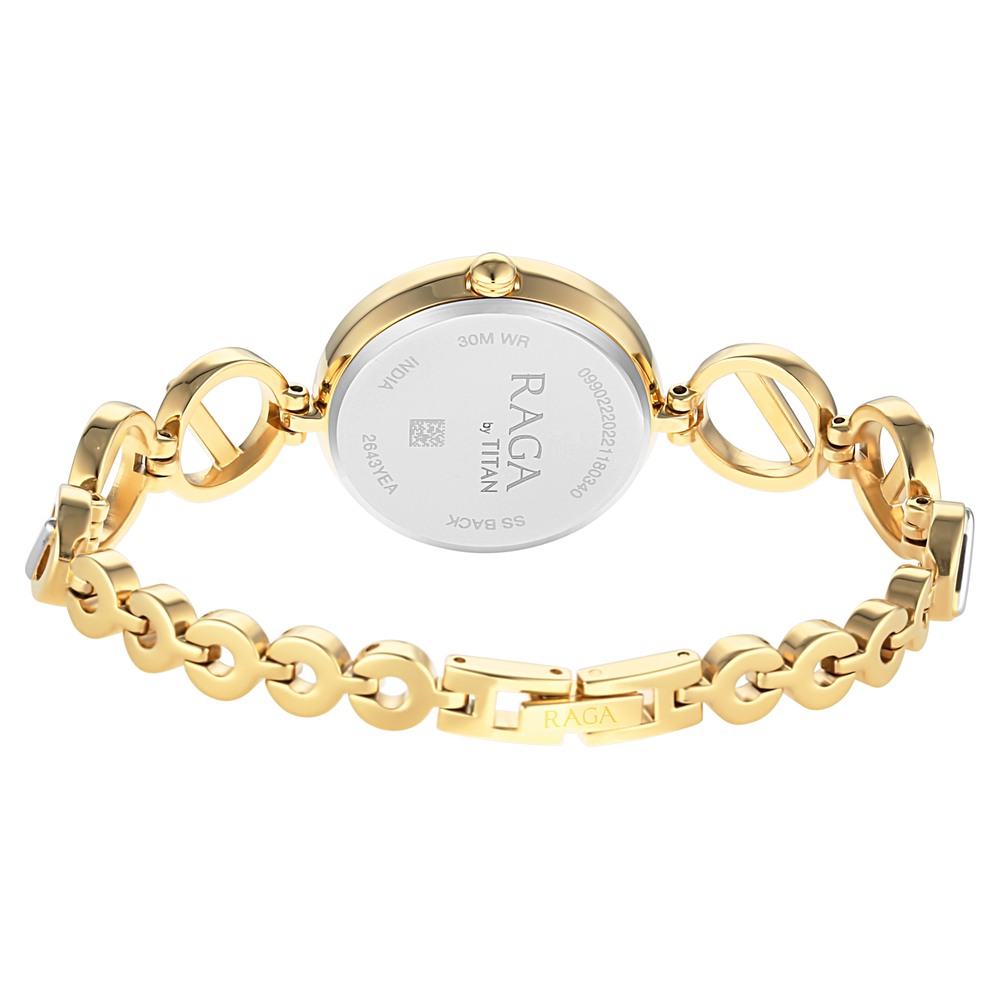 Buy Online Titan Raga Viva Silver Dial Women Watch With Metal Strap ...