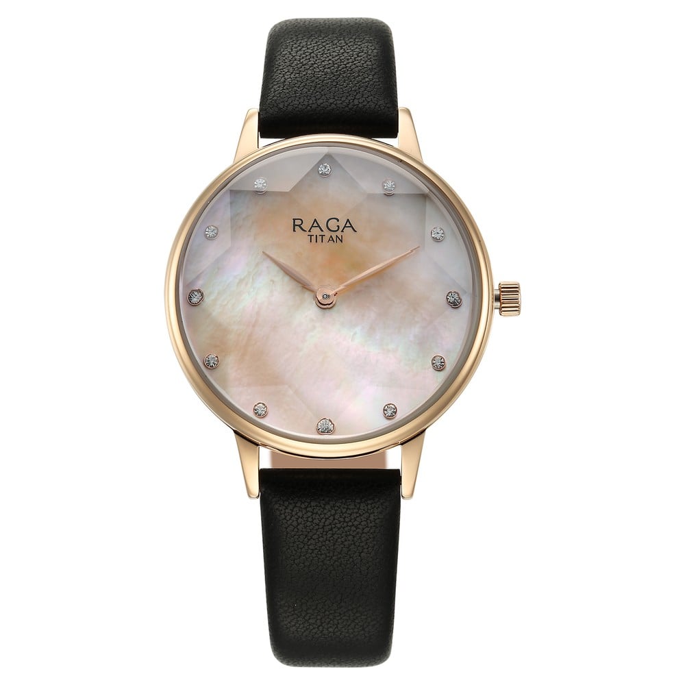 Buy Online Titan Raga Showstopper Quartz Analog Mother Of Pearl Dial ...