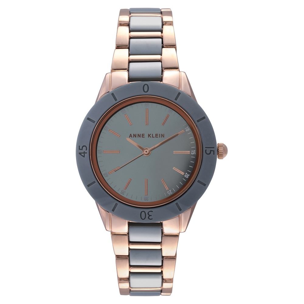 Buy Online Anne Klein Quartz Analog Blue Dial Ceramic Strap Watch for ...