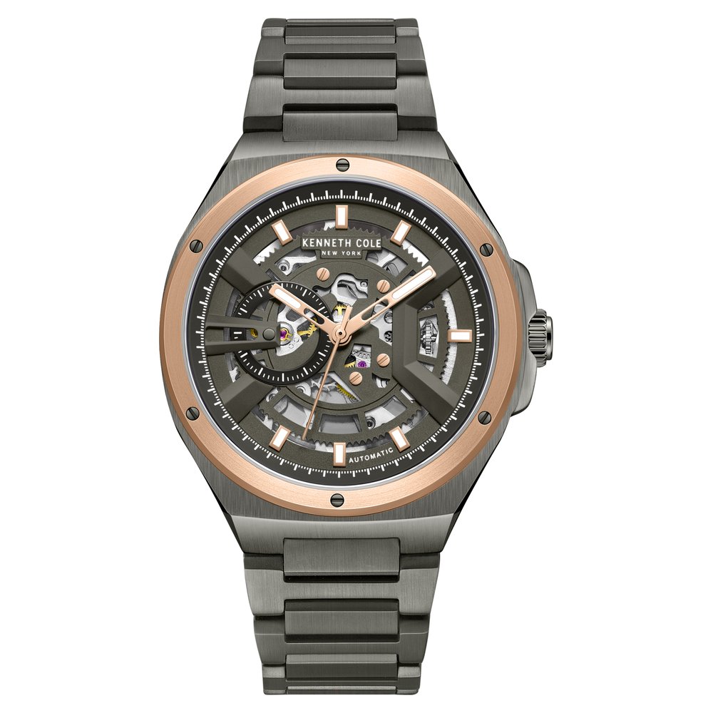 Buy Online Kenneth Cole Automatic Analog Black dial Stainless Steel ...