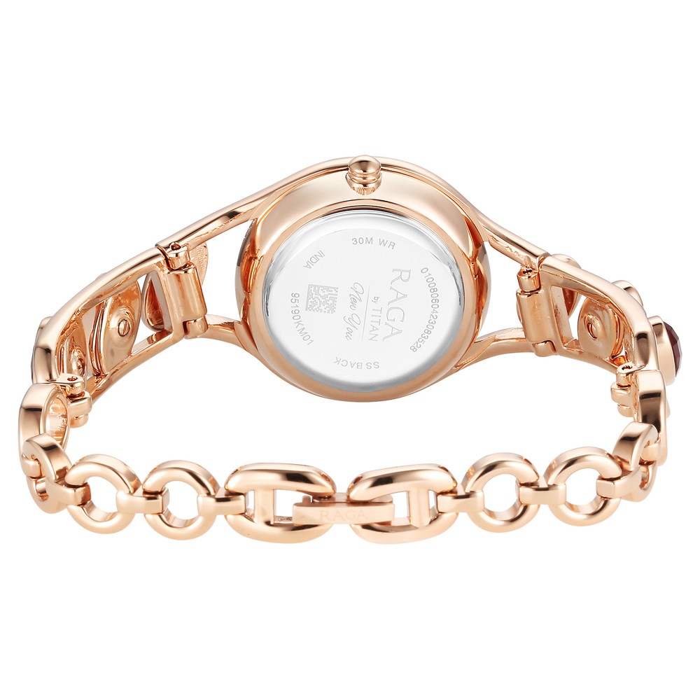 Buy Online Titan Raga New You Quartz Analog Mother Of Pearl Dial Garnet ...