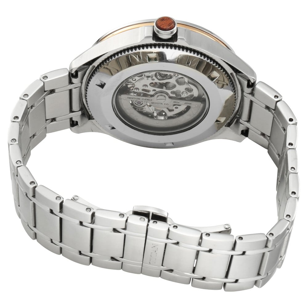 Buy Online Titan Grandmaster Silver Dial Automatic Metal Strap Watch ...