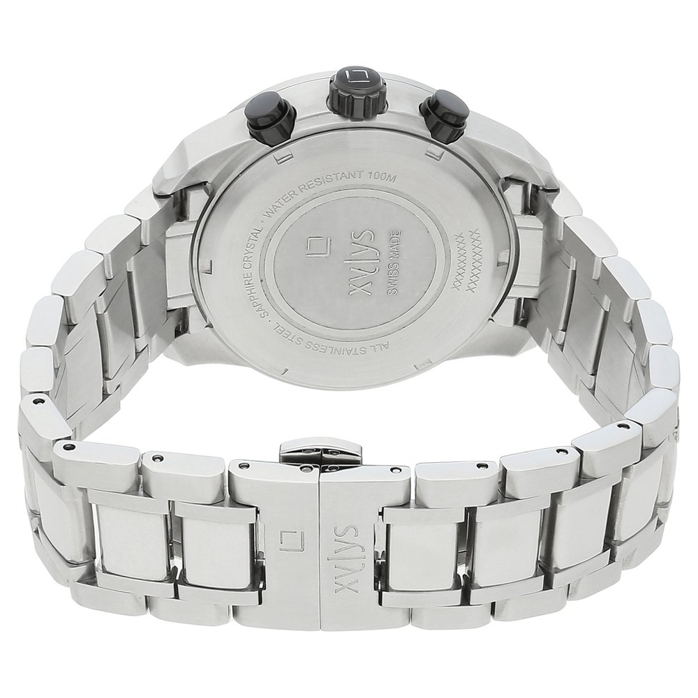 Buy Online Xylys Swiss Chronograph Silver Stainless Steel Strap and ...