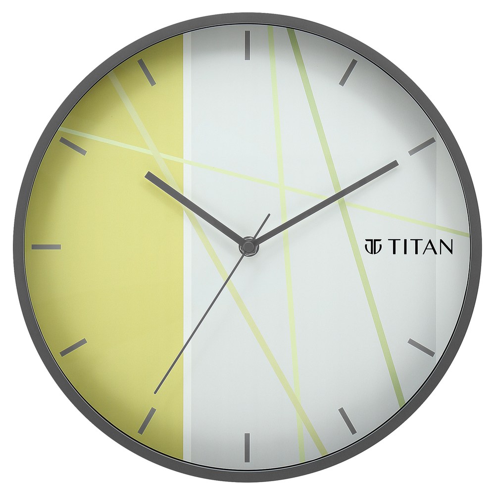 Buy Online Titan Trendy & Modern looking Multi-coloured Dial Wall Clock ...