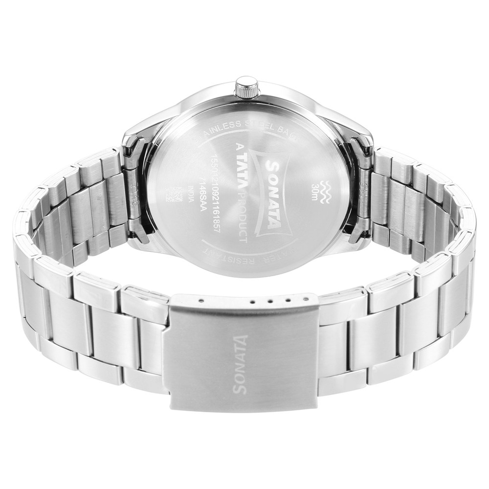 Buy Online Sonata Force Quartz Analog with Day and Date Blue Dial ...