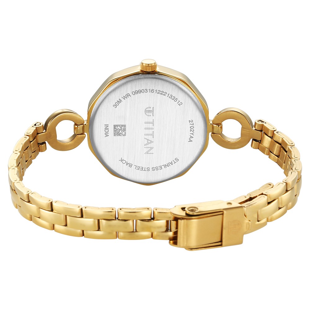 Buy Online Titan Karishma Silver Dial Watch for Women - nt2702ym01 | Titan