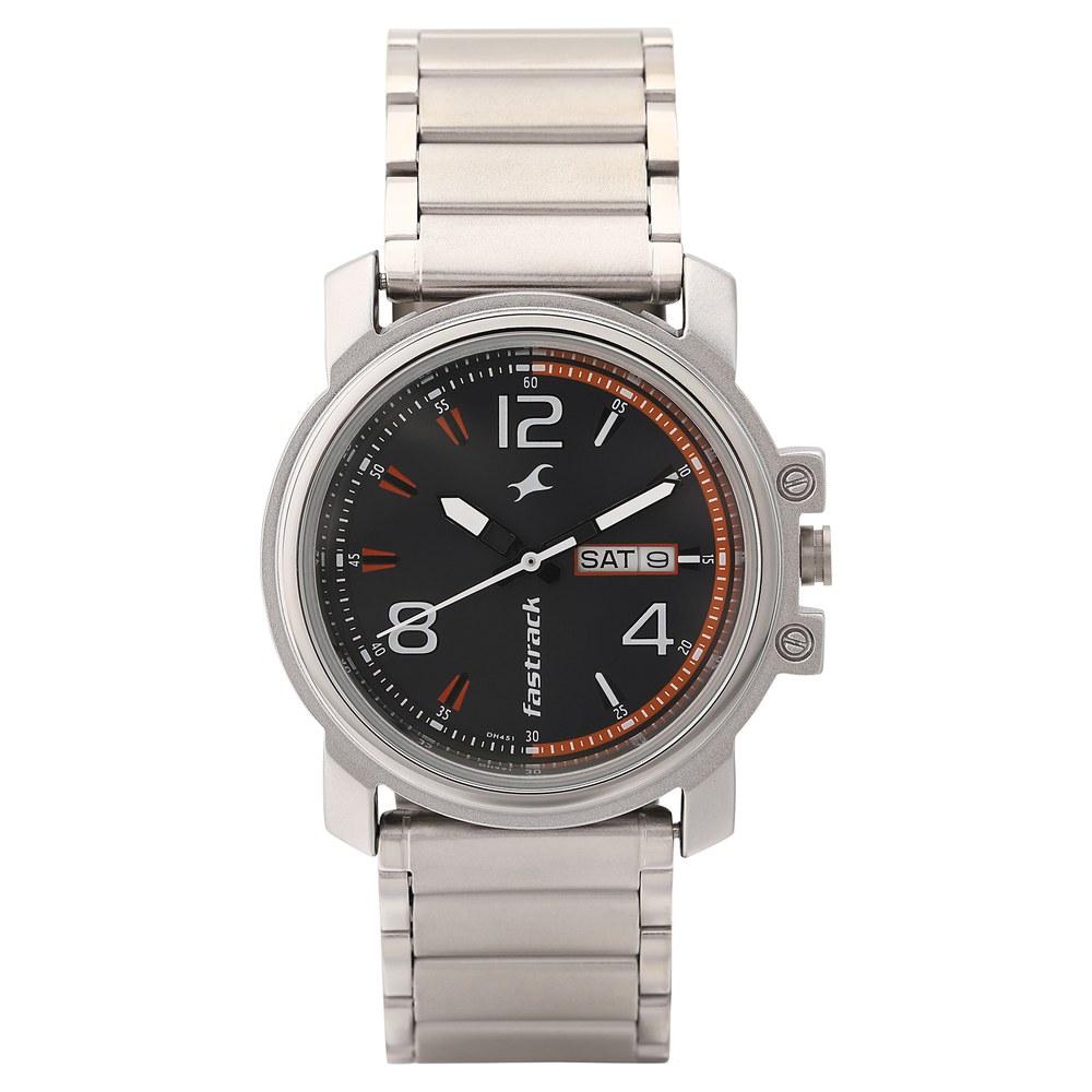Buy Online Fastrack Brown Dial Quartz Analog with Day and Date Watch ...