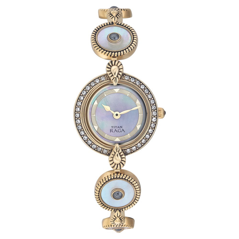 Buy Online Titan Quartz Analog Grey Dial Watch for Women - nb9903ym03j ...