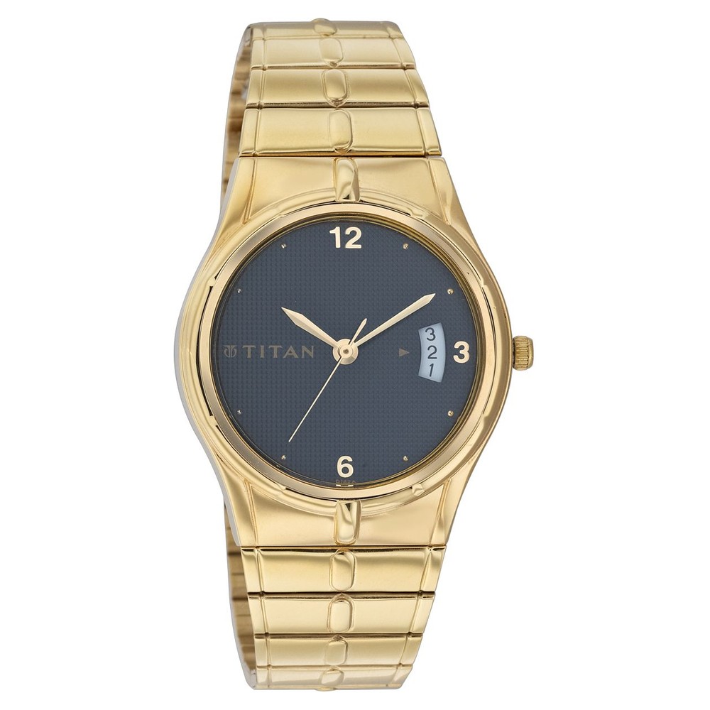 Buy Online Titan Quartz Analog with Date Black Dial Watch for Men ...