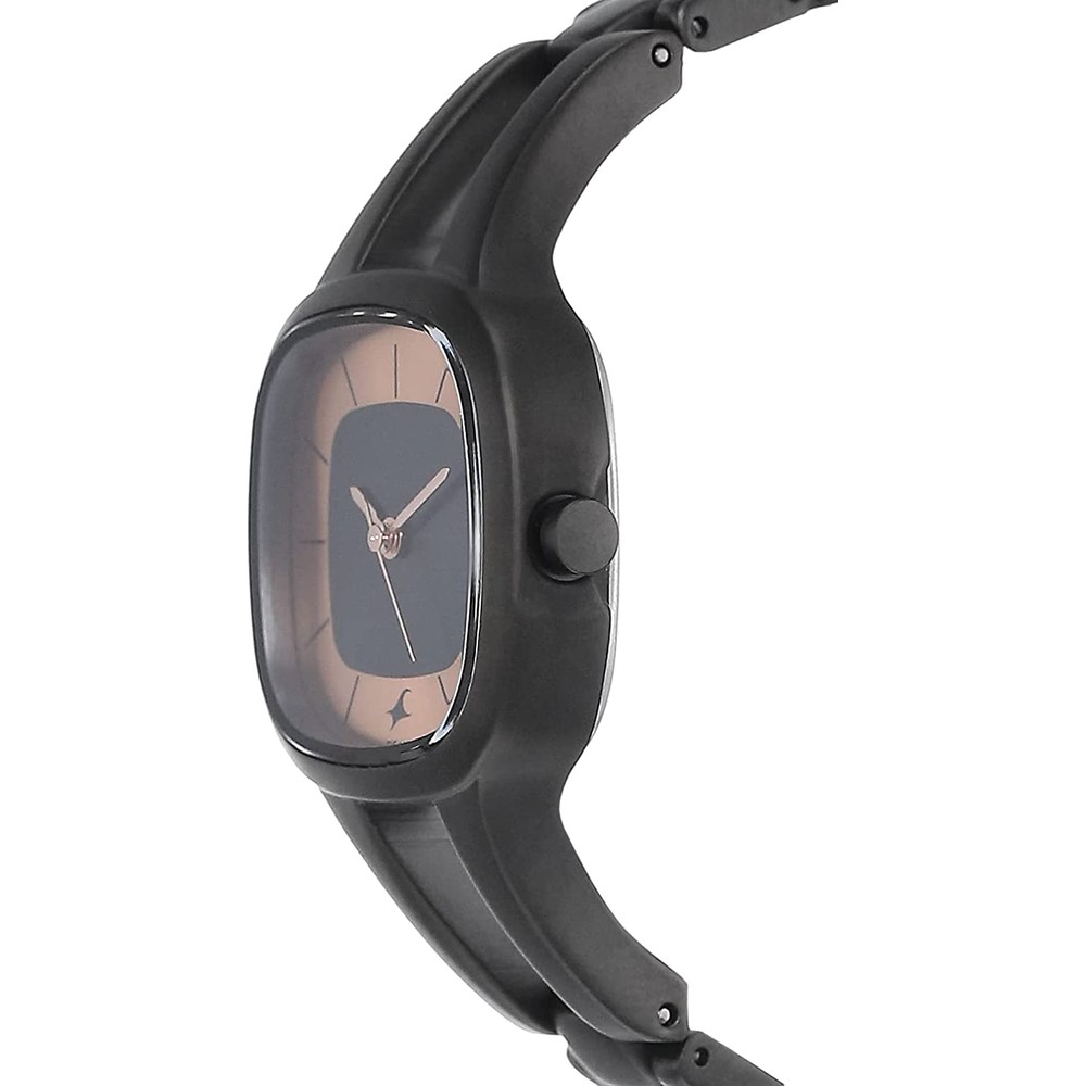 Buy Online Fastrack Quartz Analog Grey Dial Metal Strap Watch for Girls ...