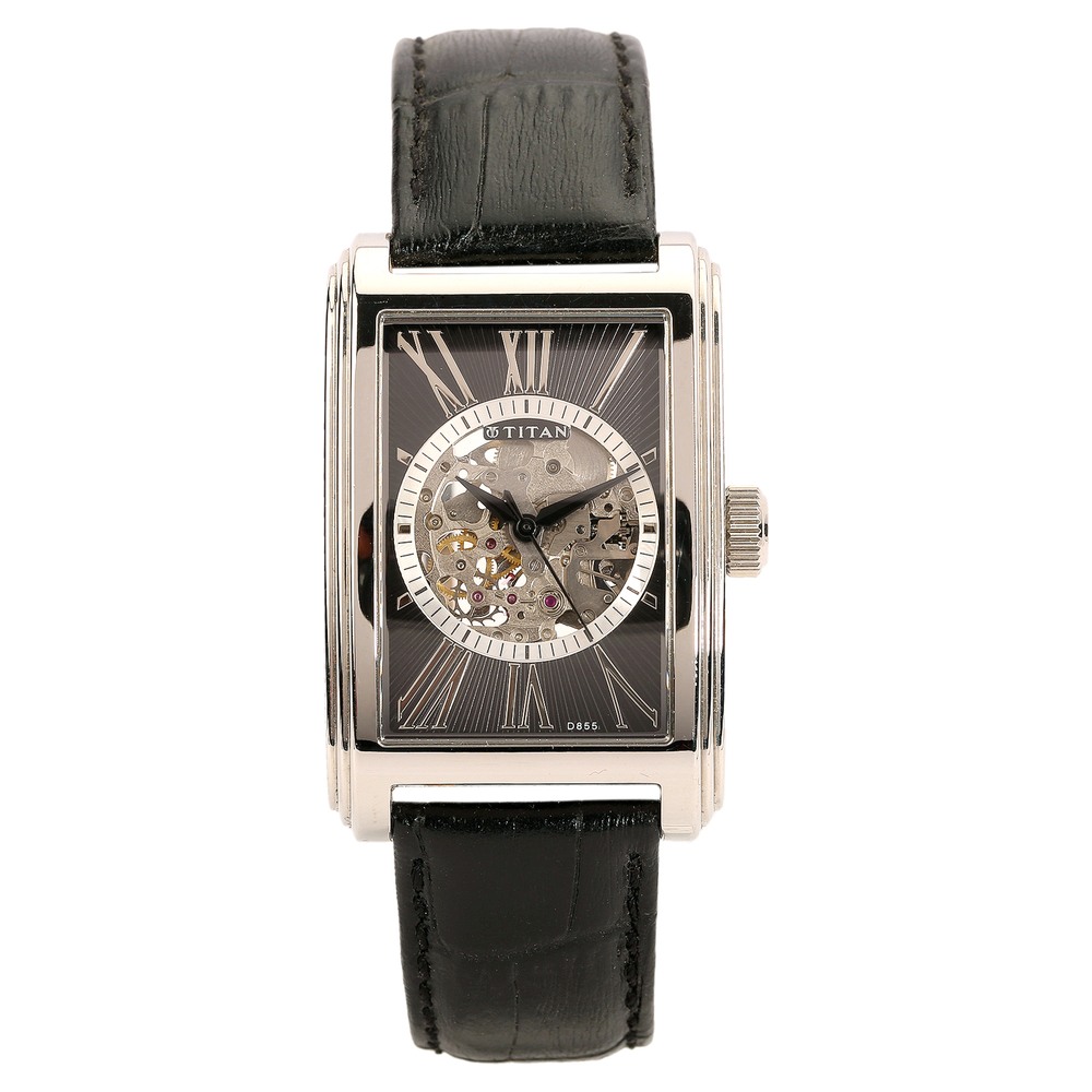 Buy Online Titan Quartz Analog Black Dial Watch for Men - 9340sl01 | Titan