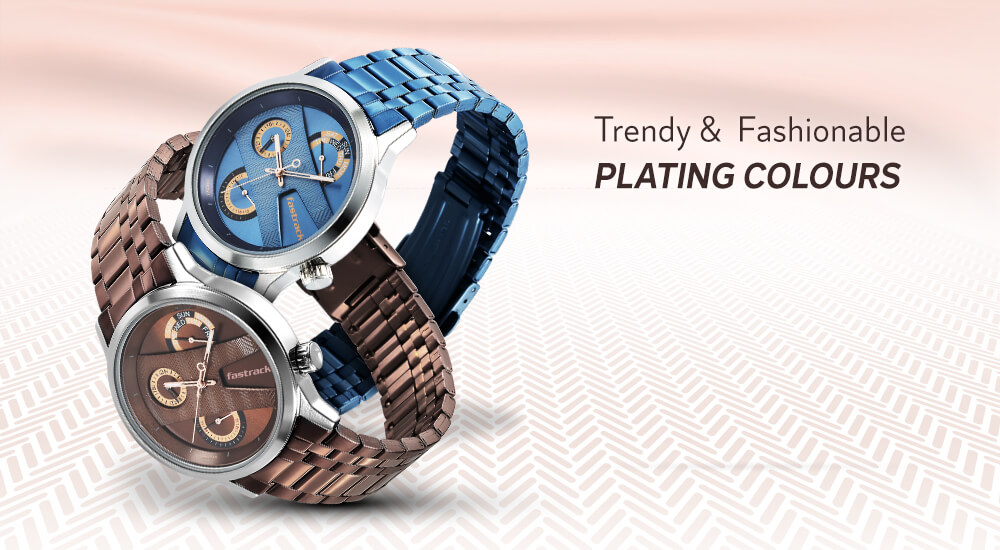 Buy Online Fastrack Exuberant Quartz Analog White Dial Leather Strap ...