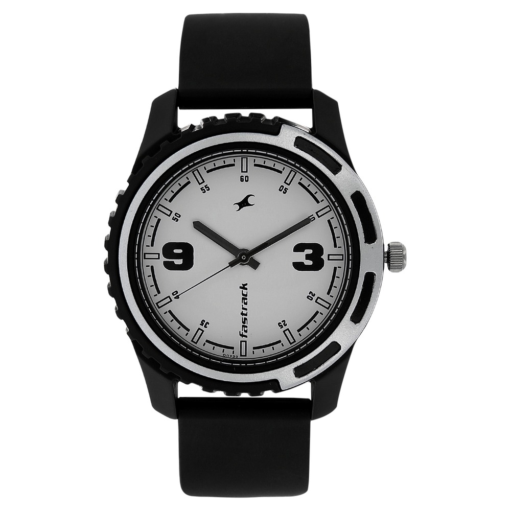 Buy Online Fastrack Quartz Analog White Dial Plastic Strap Watch for ...