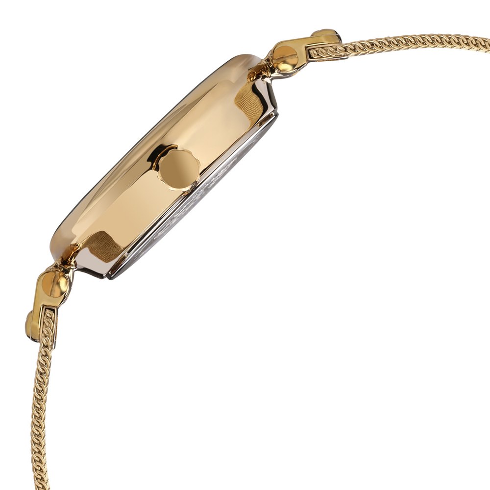 Buy Online Anne Klein Quartz Analog Green Dial Rose Gold Metal Strap ...