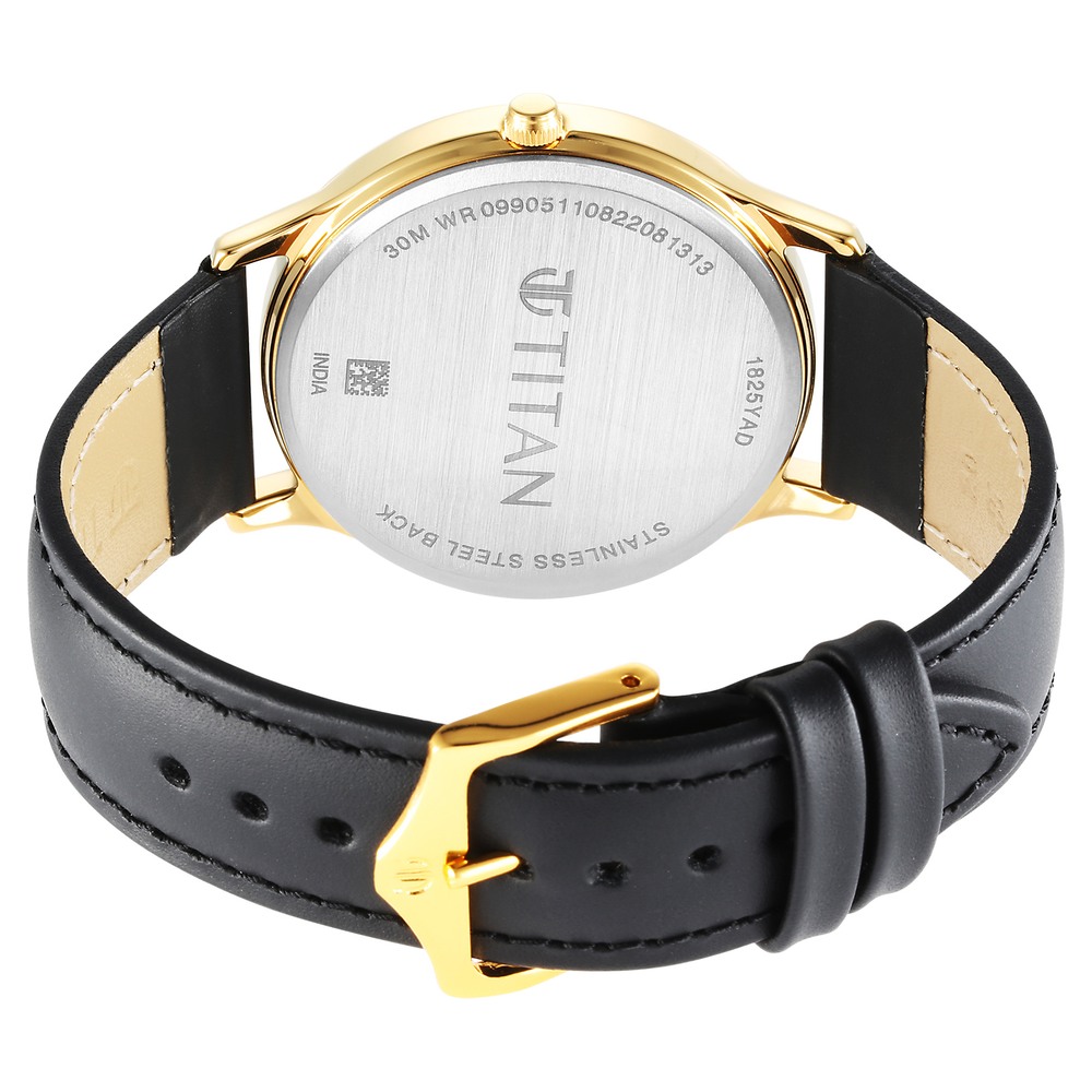 Buy Online Titan Karishma Radiance Blue Dial Analog Leather Strap watch ...