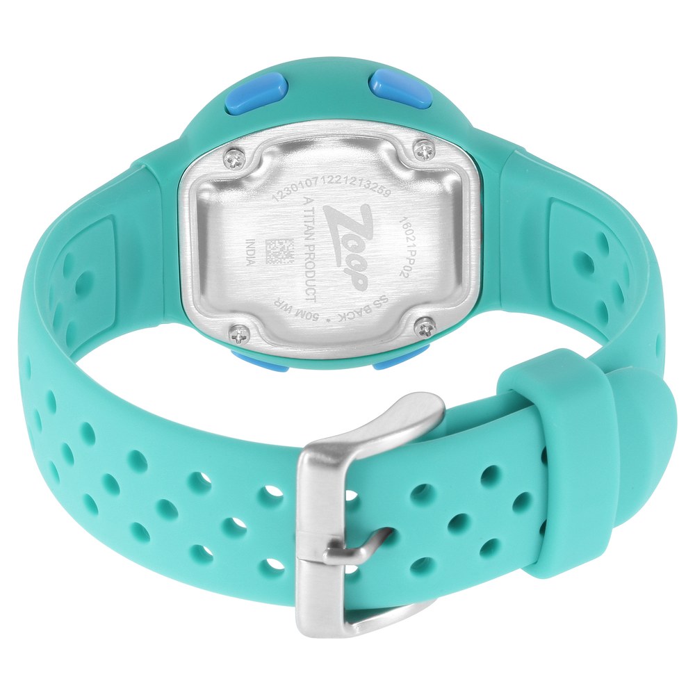 Buy Online Zoop Digital Watch with Green Dial & Green Strap for Girls ...