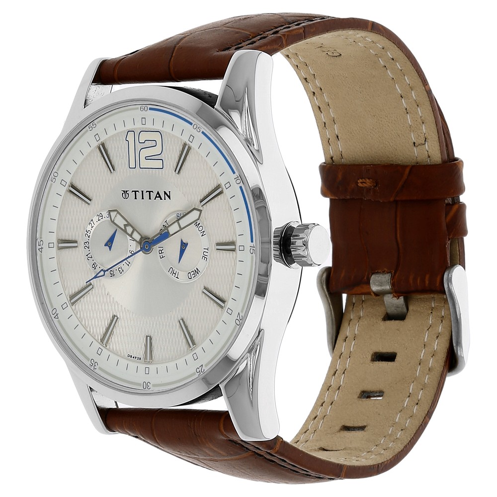 Buy Online Titan Quartz Analog Dial Watch for Men - nc9322sl05b | Titan