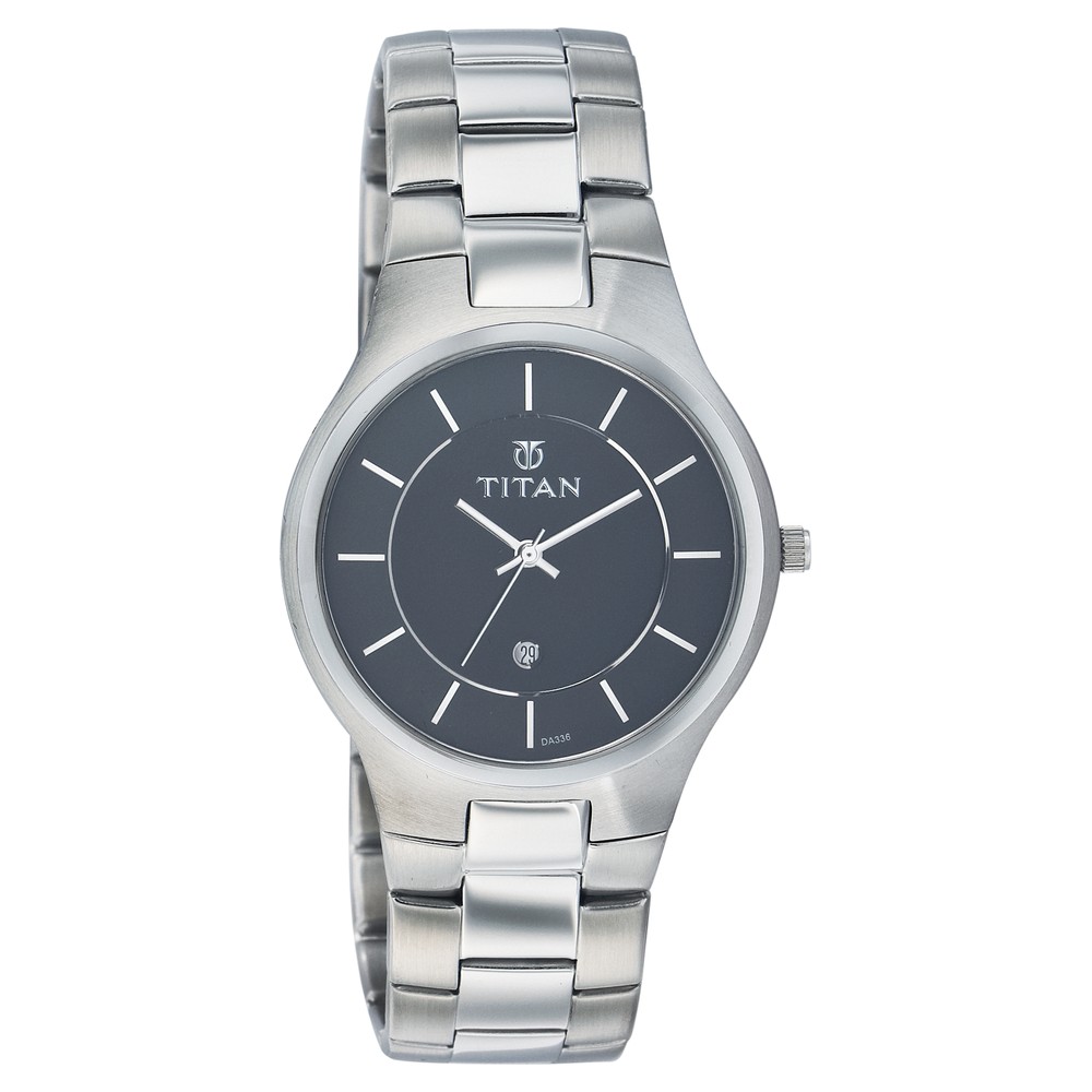 Buy Online Titan Quartz Analog with Date Black Dial Watch for Men ...