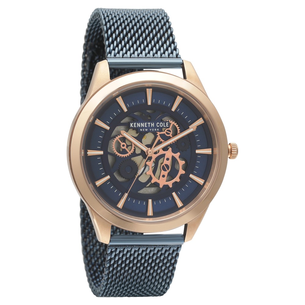 Buy Online Kenneth Cole Blue Dial Quartz Analog Watch for Men ...