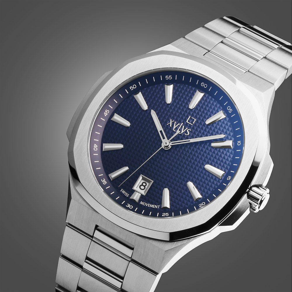Buy Online Xylys Integra Swiss Analog Stainless Steel Blue Dial Watch ...