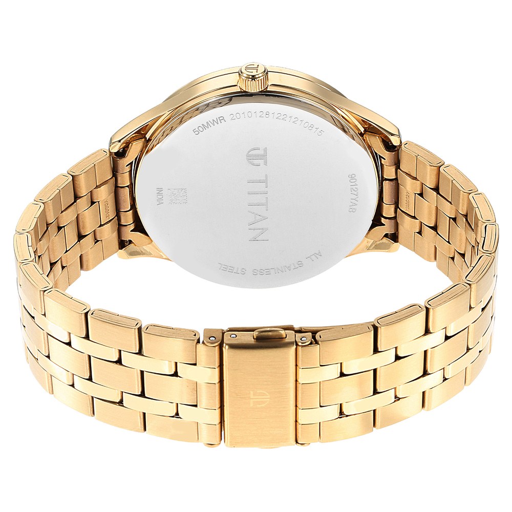 Buy Online Opulent Silver Dial Multifunction Watch for Men ...